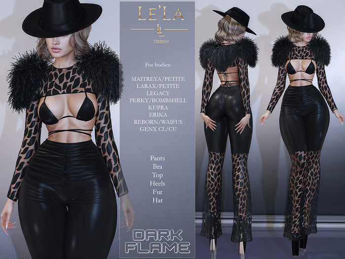 Second Life Marketplace - {Le'La} Dark Flame